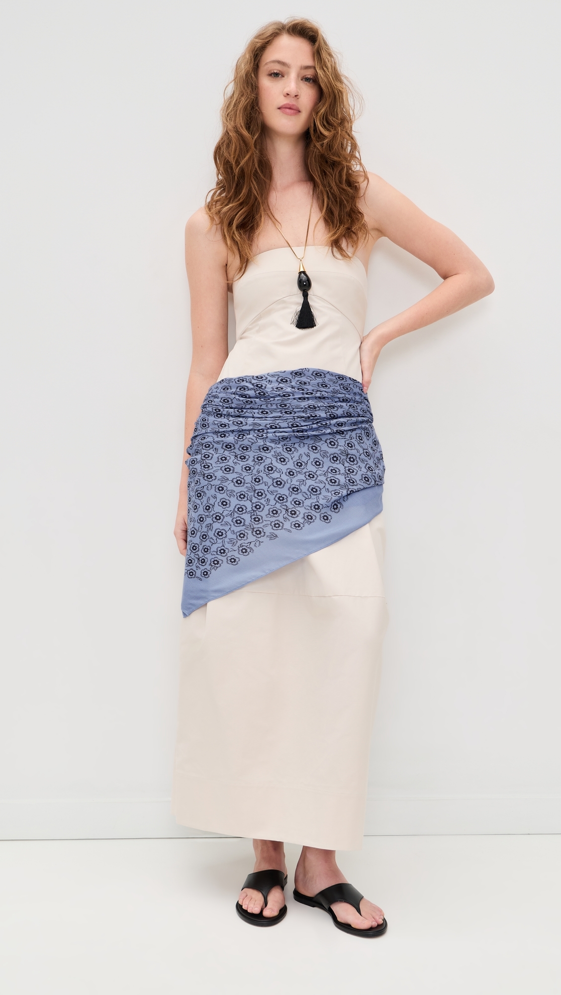 RAG & BONE mel floral scarf